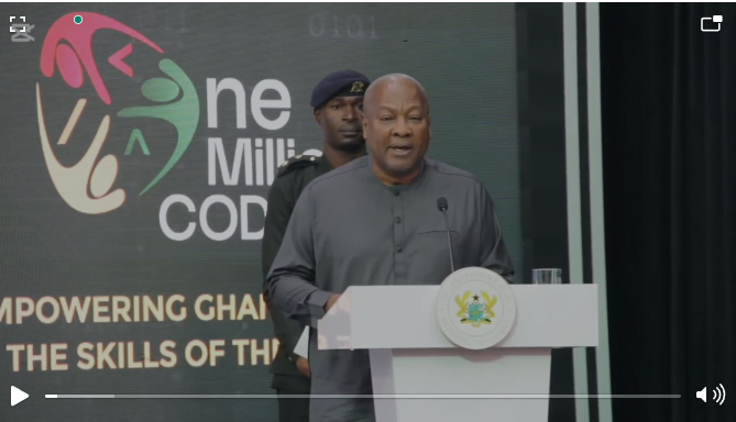 President Mahama launches ambitious one million coders programme to ...