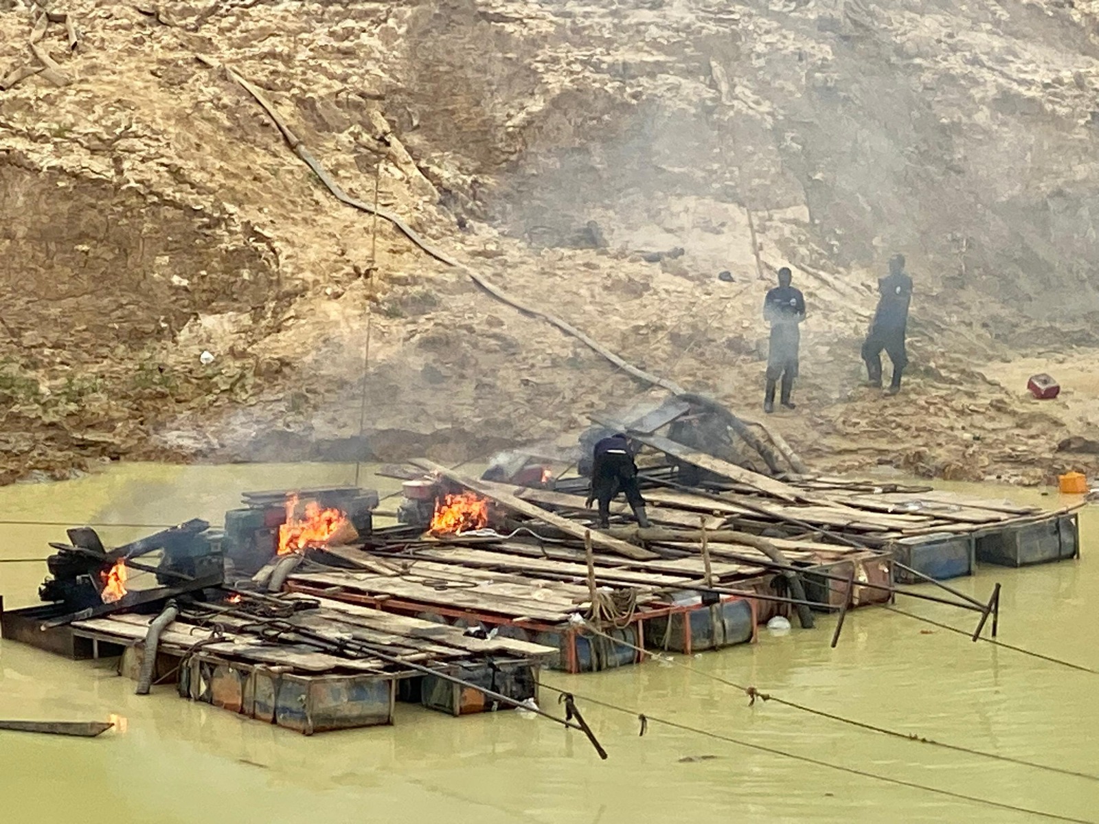 NAIMOS and Blue Water guards strikes: Illegal mining community along ...