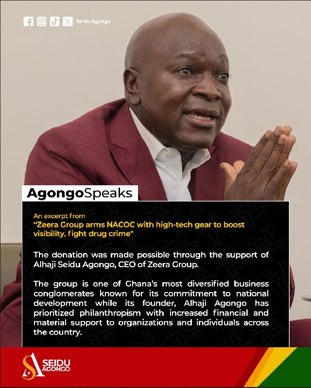 Zeera Group arms NACOC with high-tech gear to boost visibility, fight ...